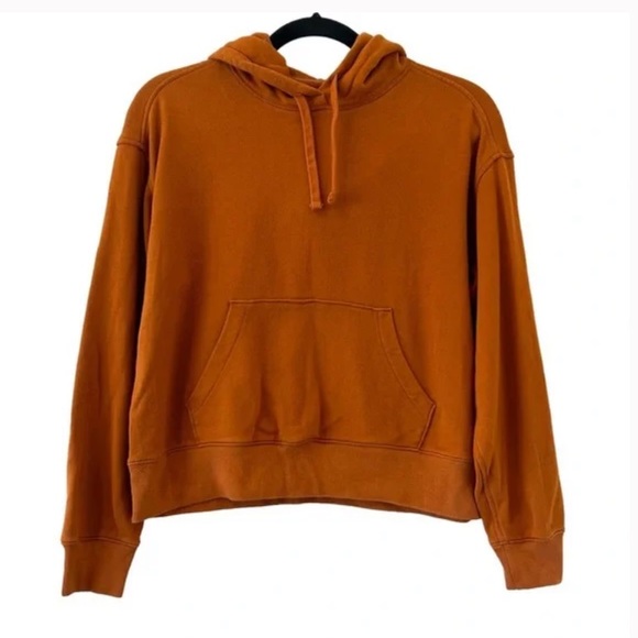 Everlane | Tops | Everlane Burnt Orange Hoodie Sweatshirt Small | Poshmark
